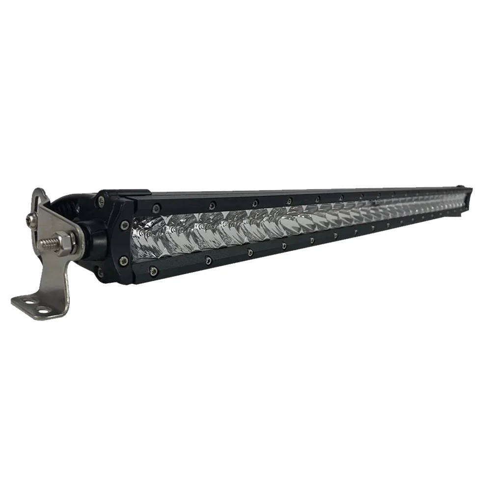 Black Oak 30" Single Row LED Light Bar - Combo Optics - Black Housing ...